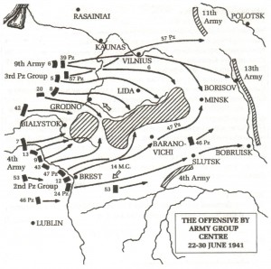 The Battle of Bialystok-Minsk - Operation Barbarrosa